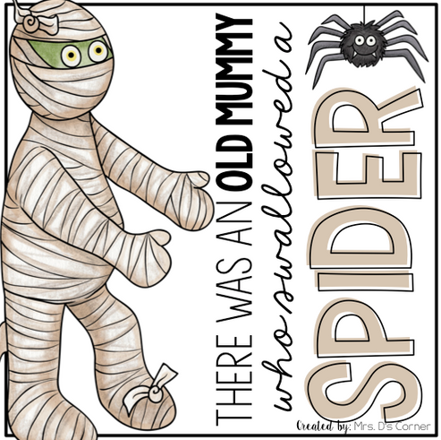 Mummy Swallowed a Spider Book Companion – mrsdsshop