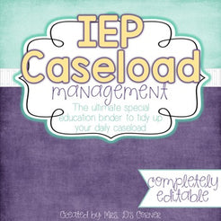 The Ultimate Special Education Binder | Cloudy Sky [editable] IEP Bind ...