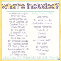 The Ultimate Special Education Binder | Cloudy Sky [editable] IEP Bind ...