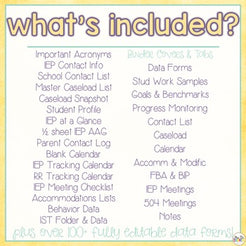 The Ultimate Special Education Binder | Cloudy Sky [editable] IEP Bind ...