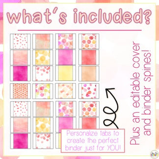 The Ultimate Special Education Binder | Pink Watercolor [editable] IEP ...