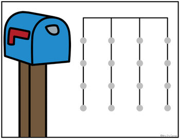 Mailbox and Letter Matching Mats and Activity Cards (Patterns, Colors ...