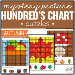 Autumn / Fall Mystery Picture Hundred's Chart Puzzles – mrsdsshop