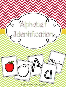 Alphabet Identification and Recognition Cards – mrsdsshop