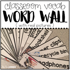 Core Vocabulary Word Wall (Classroom Vocab - with REAL pictures ...
