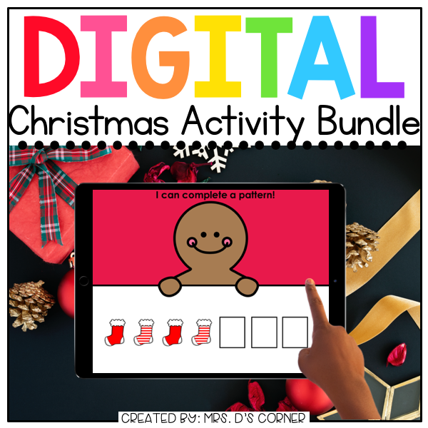 Christmas Digital Activity Bundle [15 digital activities] | Distance L ...
